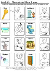 Resource: NZSL Match Up - Places Around Home 2