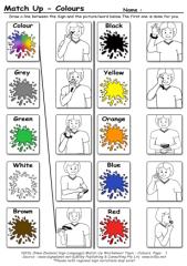 Resource: NZSL Match Up - Colours